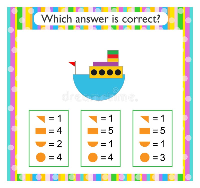 Math Activity for Children. Number Range Up To 10. Developing Numeracy ...
