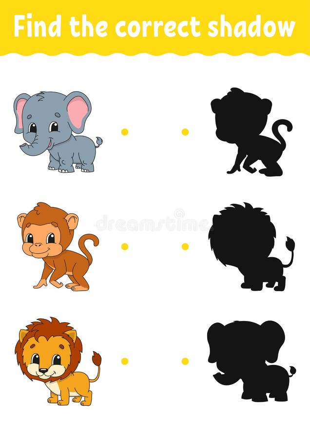Education Paper Game Children Elephant Stock Illustrations – 129 ...