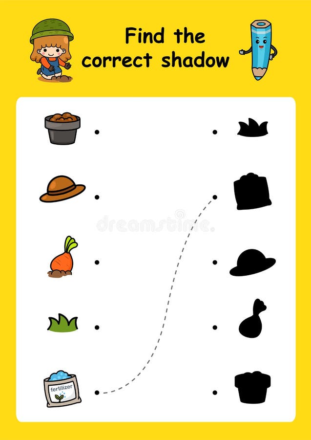 Alphabet Shadow Match Stock Illustrations – 56 Alphabet Shadow Match ...