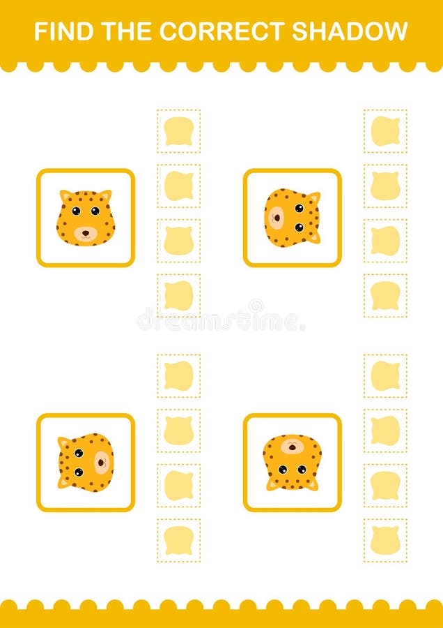 Cat Shadow Worksheet Stock Illustrations – 184 Cat Shadow Worksheet ...