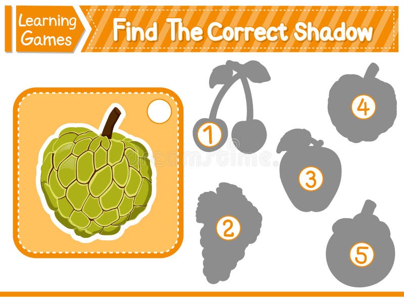 Find the Correct Shadow Find and Match the Correct Shadow of Custard ...