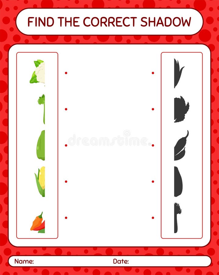 Find the Correct Shadows Game with Paper Plane. Worksheet for Preschool ...