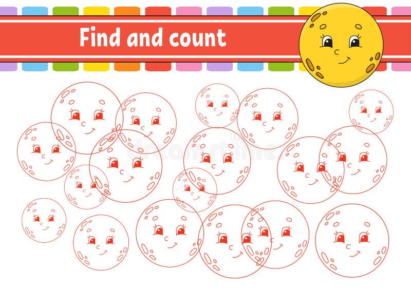 Find and Count. Education Developing Worksheet. Activity Page with ...