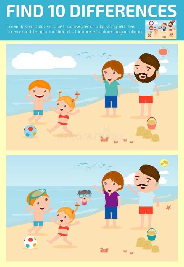 Find Differences,Game for Kids ,find Differences,Brain Games, Children ...