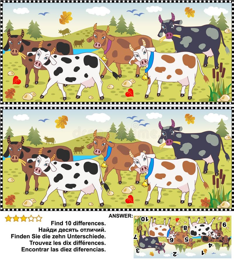Puzzle Cow Stock Illustrations – 1,348 Puzzle Cow Stock Illustrations ...