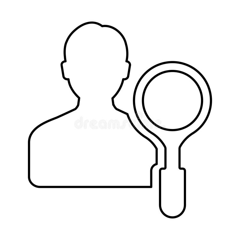 Find Employee Icon in Outline Style Stock Vector - Illustration of ...