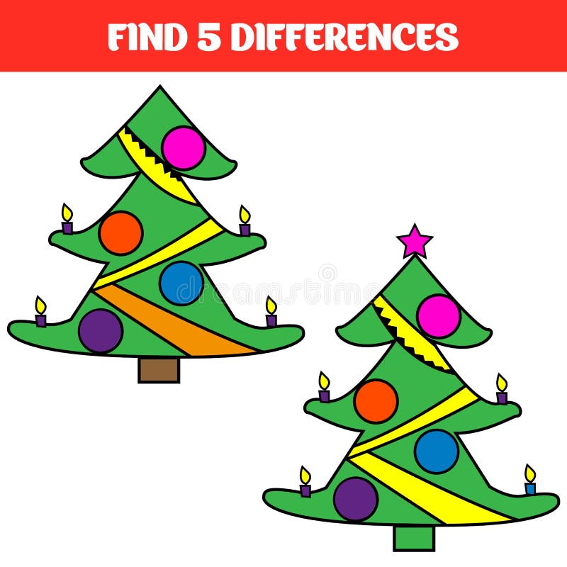 Find Five Differences. Educational Game for Children. Funny Cartoon ...