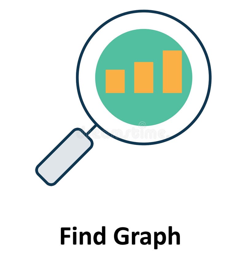 Find Graph Isolated and Vector Icon for Technology Stock Vector ...