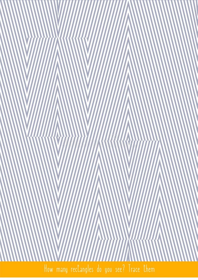 Find the hidden shape stock vector. Illustration of attention - 148614414