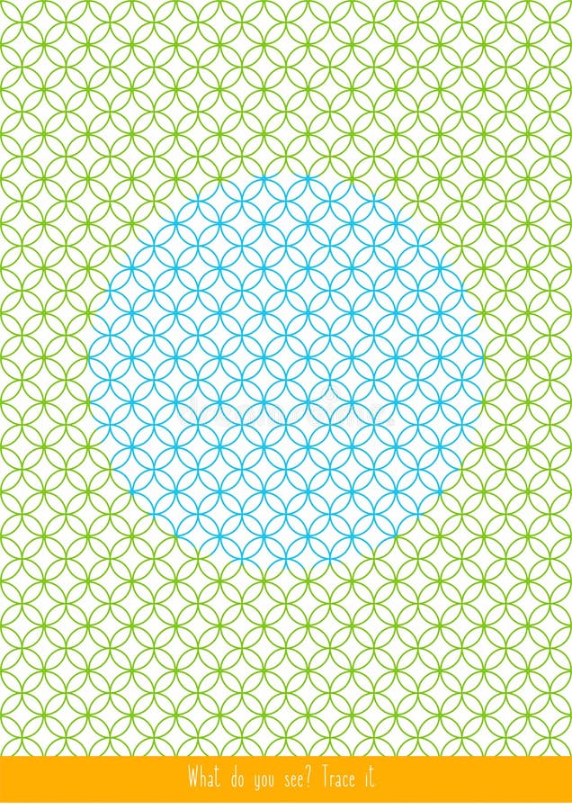 Find the hidden shape stock vector. Illustration of circle - 148614522