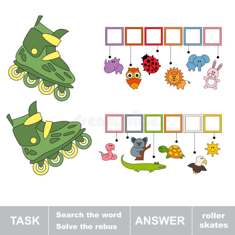 Find hidden word GARLAND stock vector. Illustration of learner - 59623245