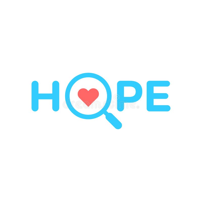 Find Hope - Typography Design about Hope Concept Stock Vector ...