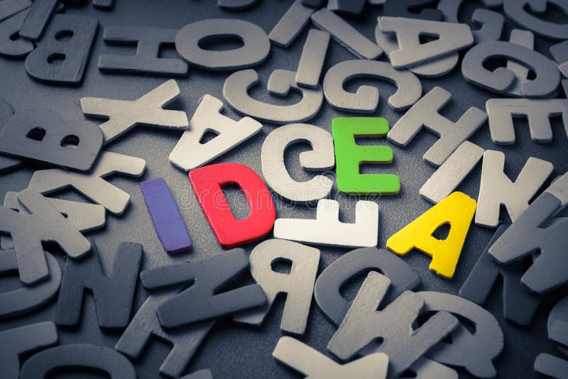 Find Idea stock photo. Image of topic, inspiration, title - 54857122
