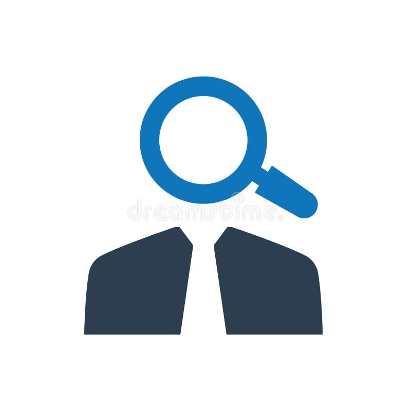 Find Job Icon stock vector. Illustration of search, looking - 128918935