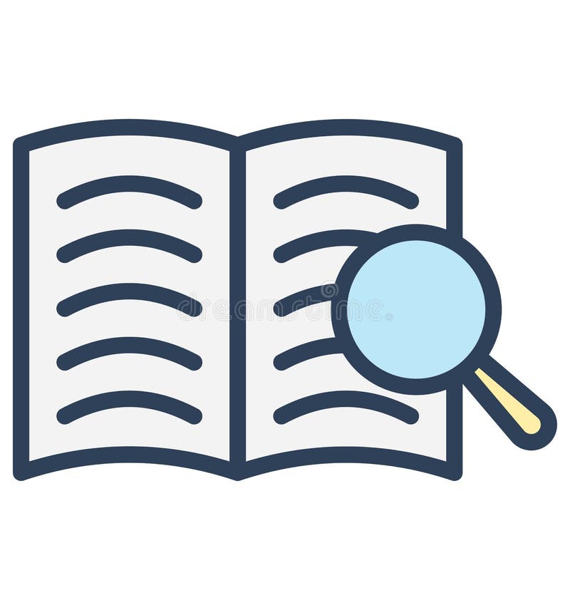 Logbook Icon Isolated on White Background Stock Vector - Illustration ...