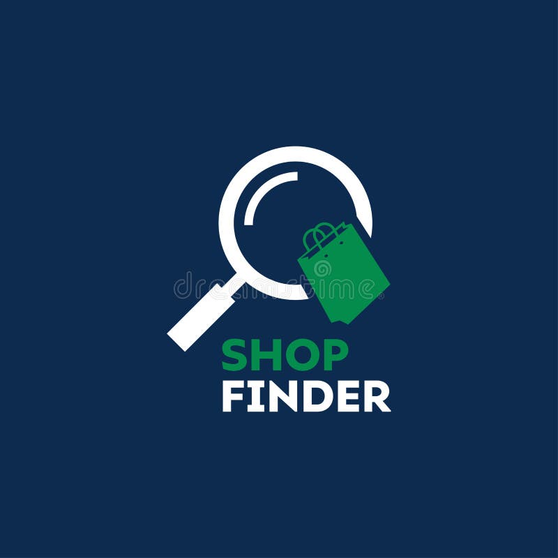 Find Shop Logo stock illustration. Illustration of isolated - 248791908