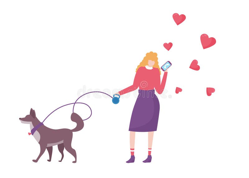 Find Love Concept on Transparent Background, Flat Design Vector ...