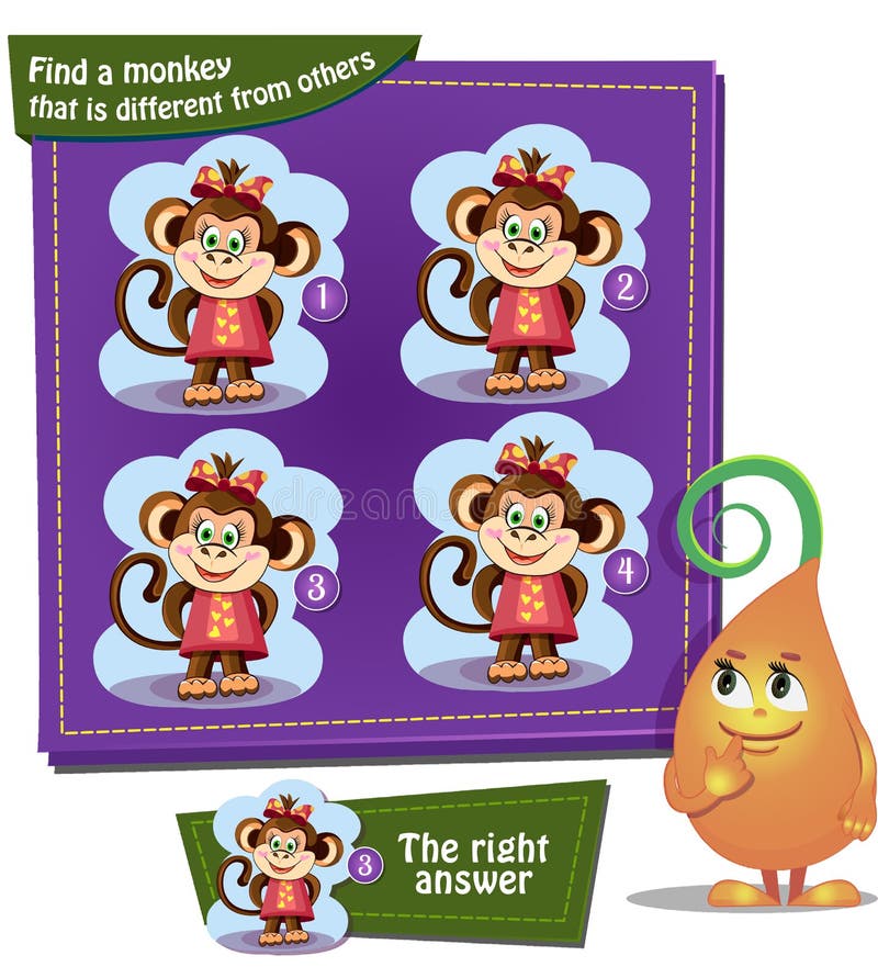 Find a monkey stock illustration. Illustration of card - 60862006