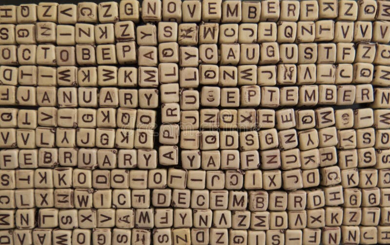 Month Names Stock Photos - Free & Royalty-Free Stock Photos from Dreamstime