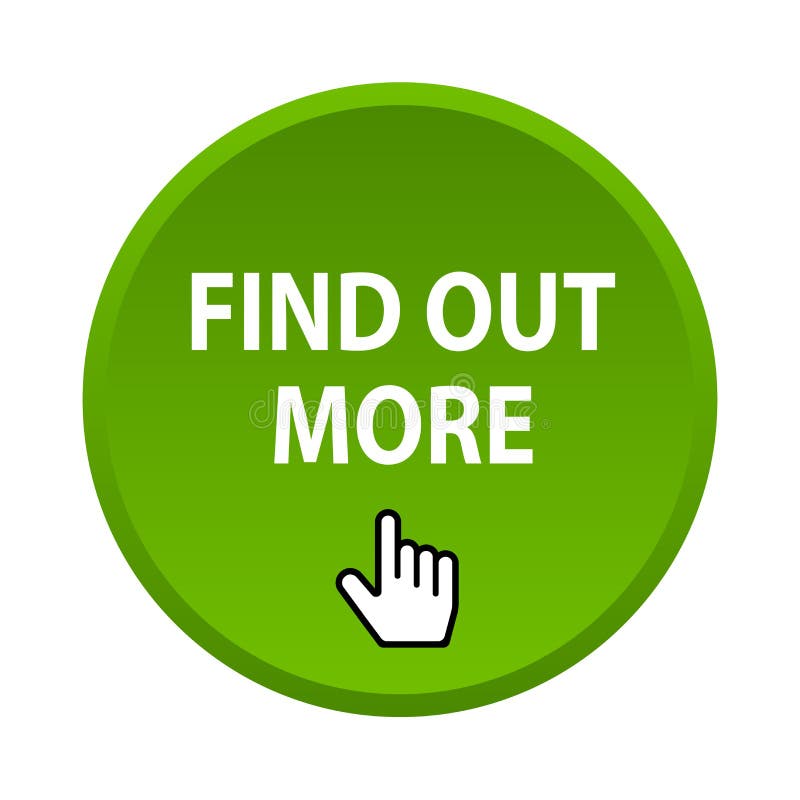 Find out more button stock vector. Illustration of enquiries - 200339279