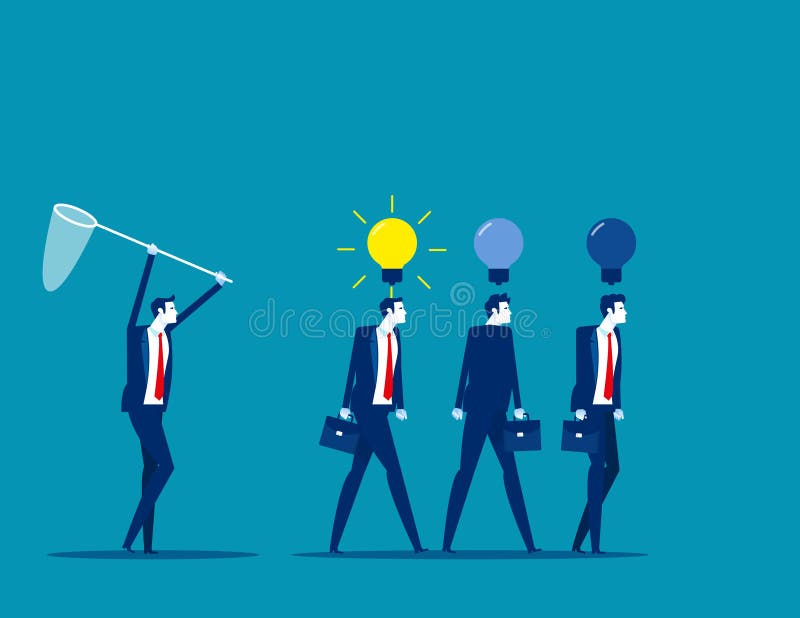 Find the Right Person for the Job. Hiring and Recruitment Concept Stock ...