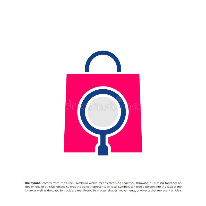 Find Shop Logo Vector. Shop Search Logo Design Concept Template Stock ...