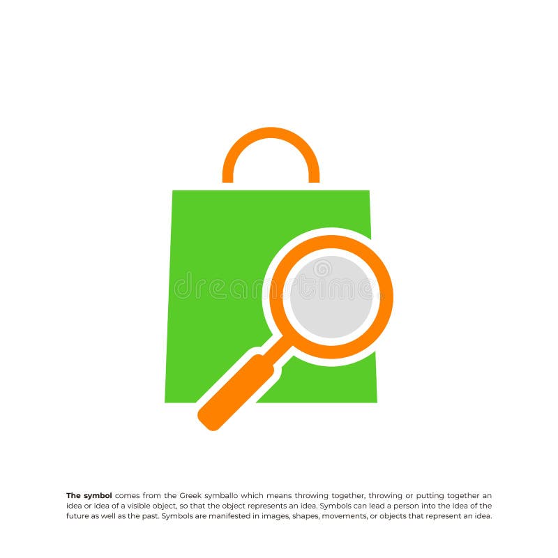 Find Shop Logo Vector. Shop Search Logo Design Concept Template Stock ...