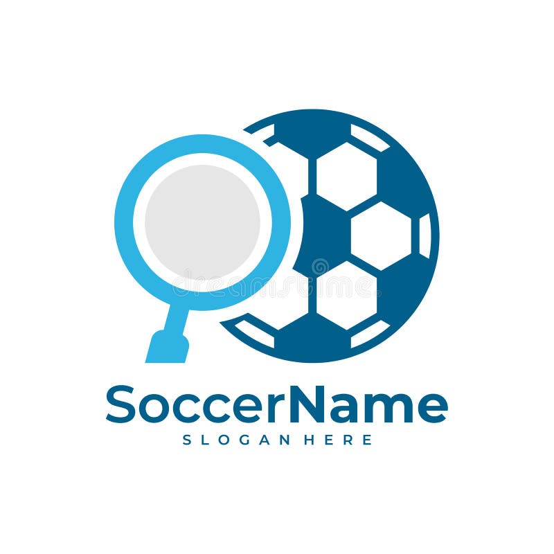 Find Soccer Logo Template, Football Find Logo Design Vector Stock ...