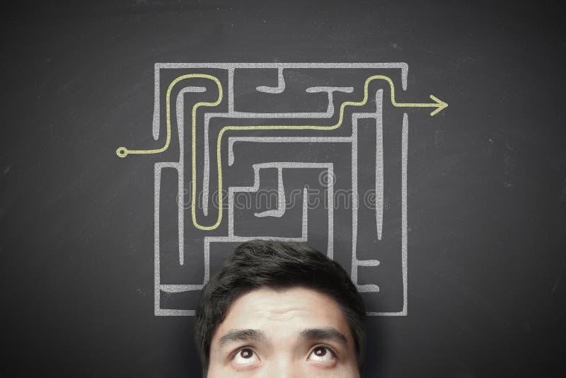 Find the Solution stock image. Image of leadership, exit - 56332597