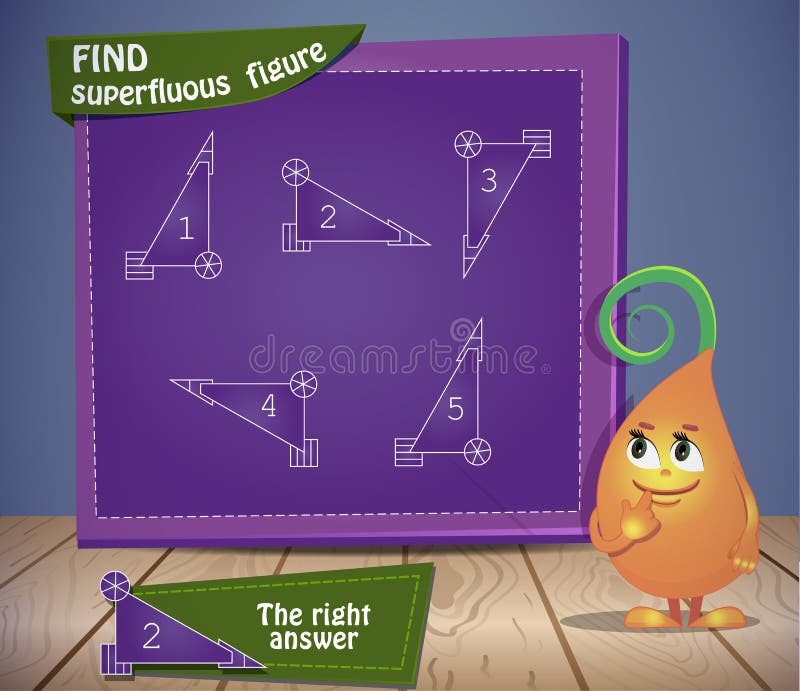 Find superfluous figure stock illustration. Illustration of competition ...