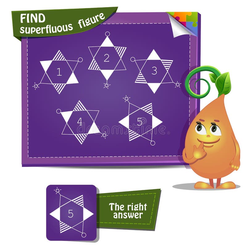 Find superfluous figure stock illustration. Illustration of cute - 71760857