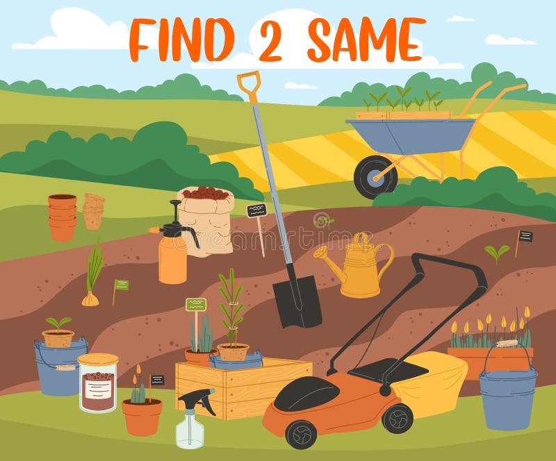 Kids Game Find Two Same Cartoon Dinosaurs Jungle Stock Vector ... Kids Game Find Two Same Cartoon Dinosaurs Jungle Stock Vector ...