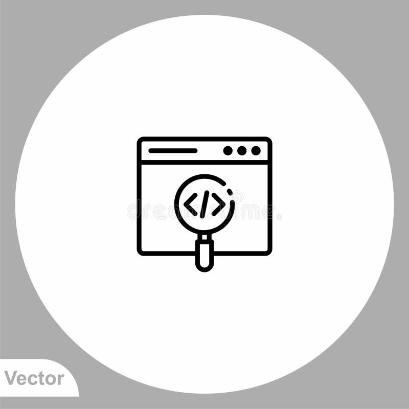 Find Vector Icon Sign Symbol Stock Vector - Illustration of discovery ...