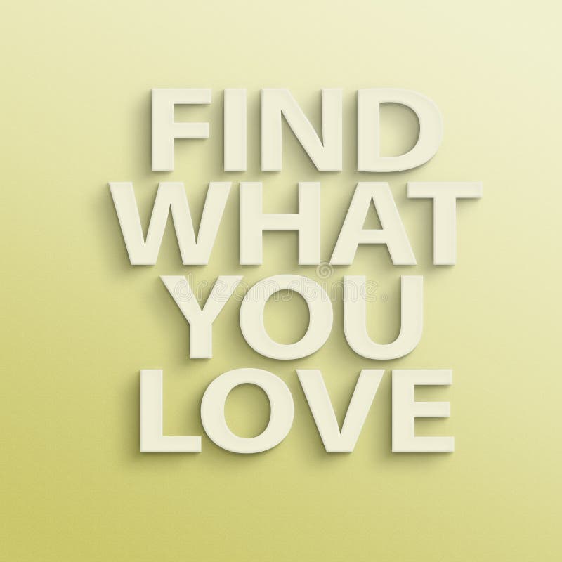 Find what you love stock illustration. Illustration of seek - 49592898