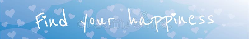 Find Your Happiness, Banner Stock Vector - Illustration of shape ...