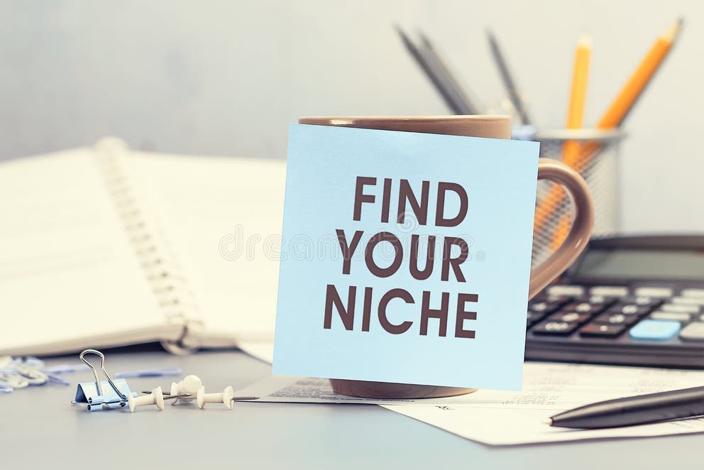 Find Your Niche - Concept of Text on Sticky Note. Work and Study ...