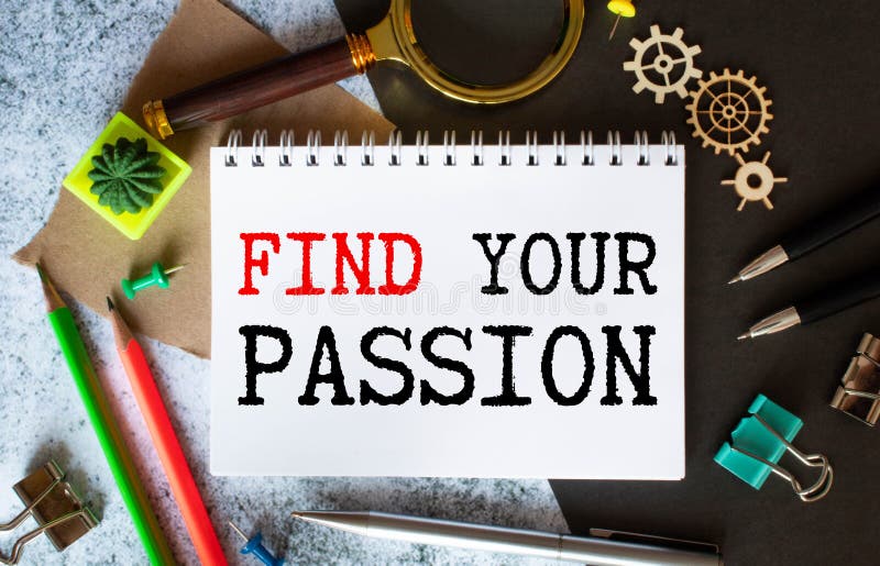 Passion Word Written on Wood Block. Passion Text on Table, Concept ...