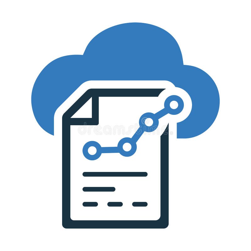 Finding, Analysis, Cloud, Solution Icon. Simple Flat Design Concept ...