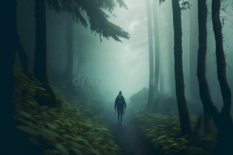 Finding Peace in Solitude: Exploring the Forest Alone, Generative Ai ...