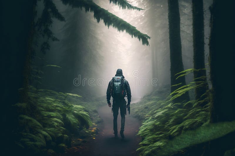 Finding Peace in Solitude: Exploring the Forest Alone, Generative Ai ...