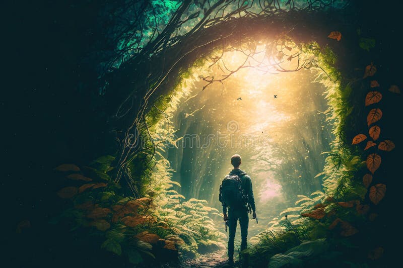 Finding Peace in Solitude: Exploring the Forest Alone, Generative Ai ...