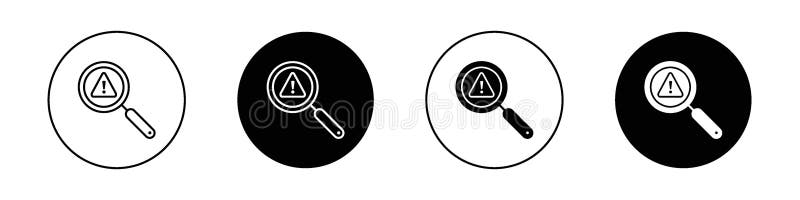 Finding problem icon stock vector. Illustration of editable - 307757129