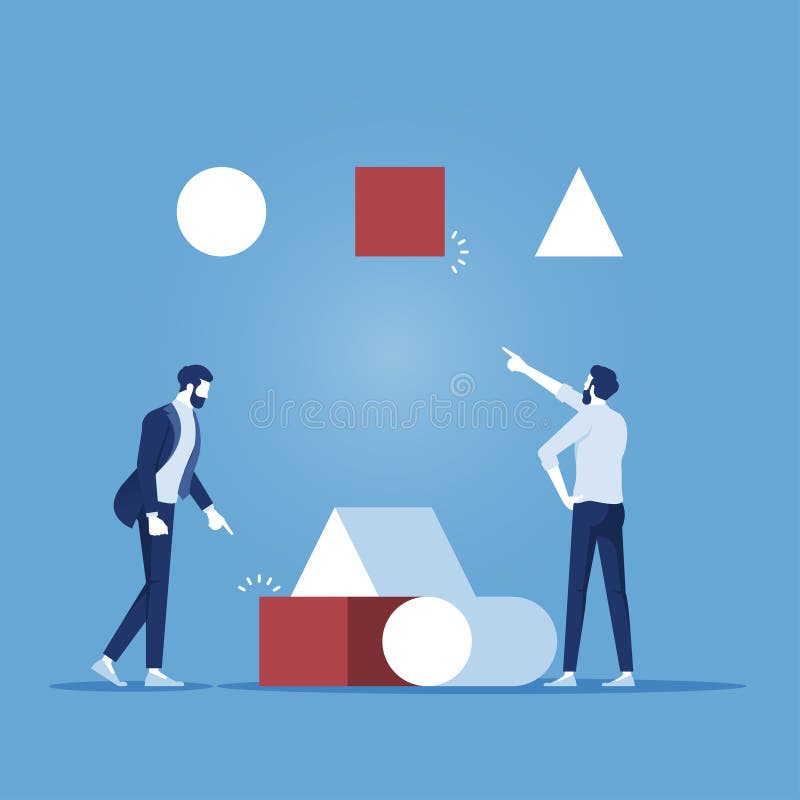 Finding the Right Answer Concept Stock Vector - Illustration of ...