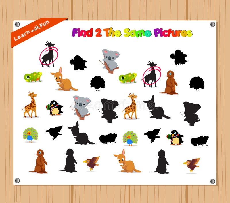 Finding the Same Picture Educational Game for Preschool Children with ...