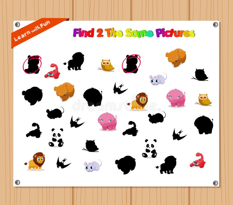 Finding the Same Picture Educational Game for Preschool Children with ...
