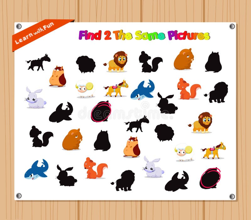 Finding the Same Picture Educational Game for Preschool Children with ...