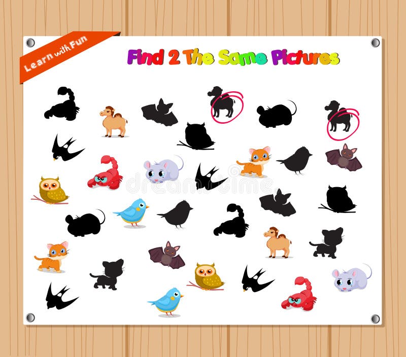 Finding the Same Picture Educational Game for Preschool Children with ...