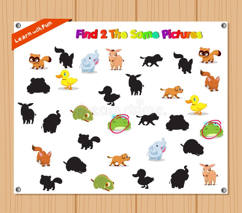 Finding the Same Picture Educational Game for Preschool Children with ...