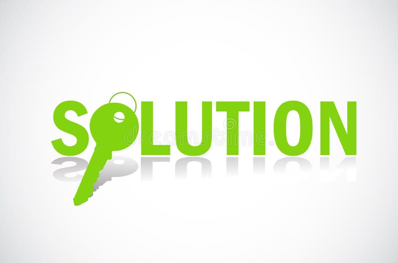 Solutions stock illustration. Illustration of assessment - 27746010