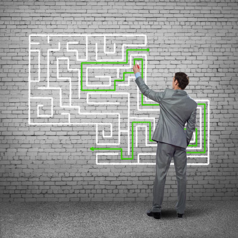 Finding solution stock image. Image of career, puzzle - 50588821